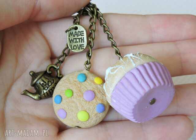 breloki ciastko i muffinka - Kazik z Mazur ღ art-Madam.pl