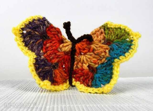 wyraziste dekoracje motylek kolorowy ღ art-Madam.pl
