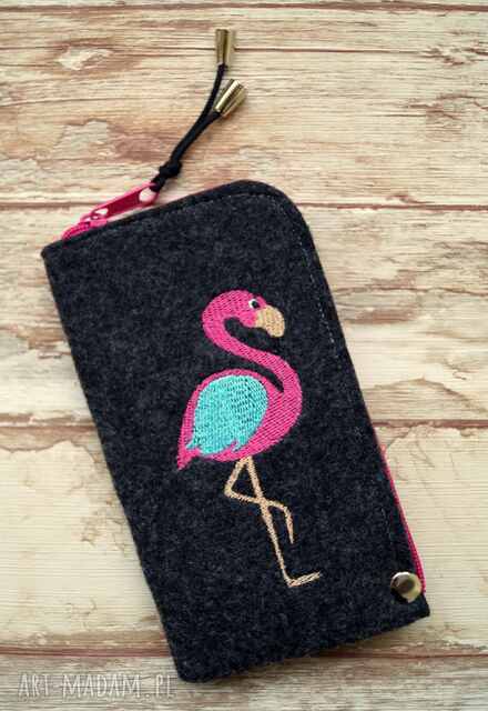 Filcowe Etui na Telefon Flaming - Intrygujące ღ art-Madam.pl