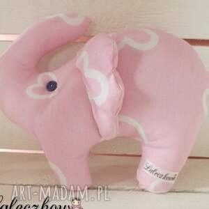 różowy słoń - intrygujące maskotki ღ art-Madam.pl