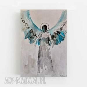 Anioły Dwie Prace Formatu A5 - Obrazy ღ art-Madam.pl