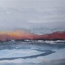 Pejzaże Dwie Akwarele - Gustowne Obrazy - Paulina Lebida ღ art-Madam.pl