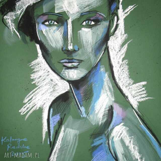 Honorata Rysunek Pastelami Suchymi - Obrazy ღ art-Madam.pl