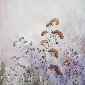 trawy akwarela formatu 24/32 cm - obrazy - Paulina ღ art-Madam.pl