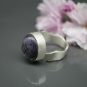 rubin gwiaździsty pierścionek "afaren" ღ art-Madam.pl