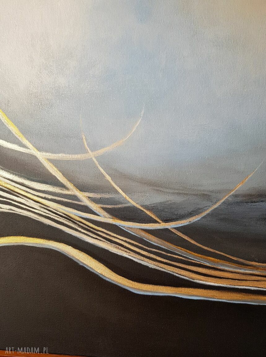 abstrakcja obraz akrylowy formatu 38/46 cm - atrakcyjne - akryl, obrazy ...