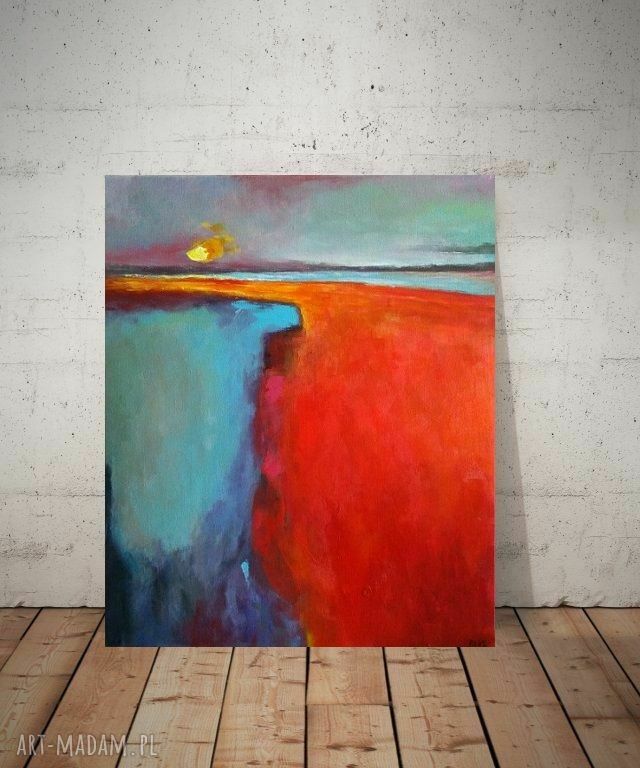 obrazy - abstrakcja obraz akrylowy formatu 50/60cm