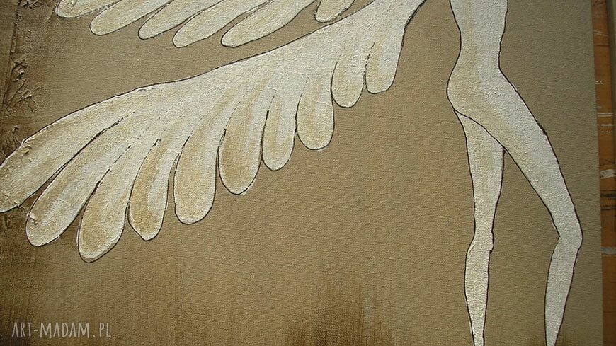 anioły szczęścia a14 100x50cm obraz duży na płótnie ღ art-Madam.pl