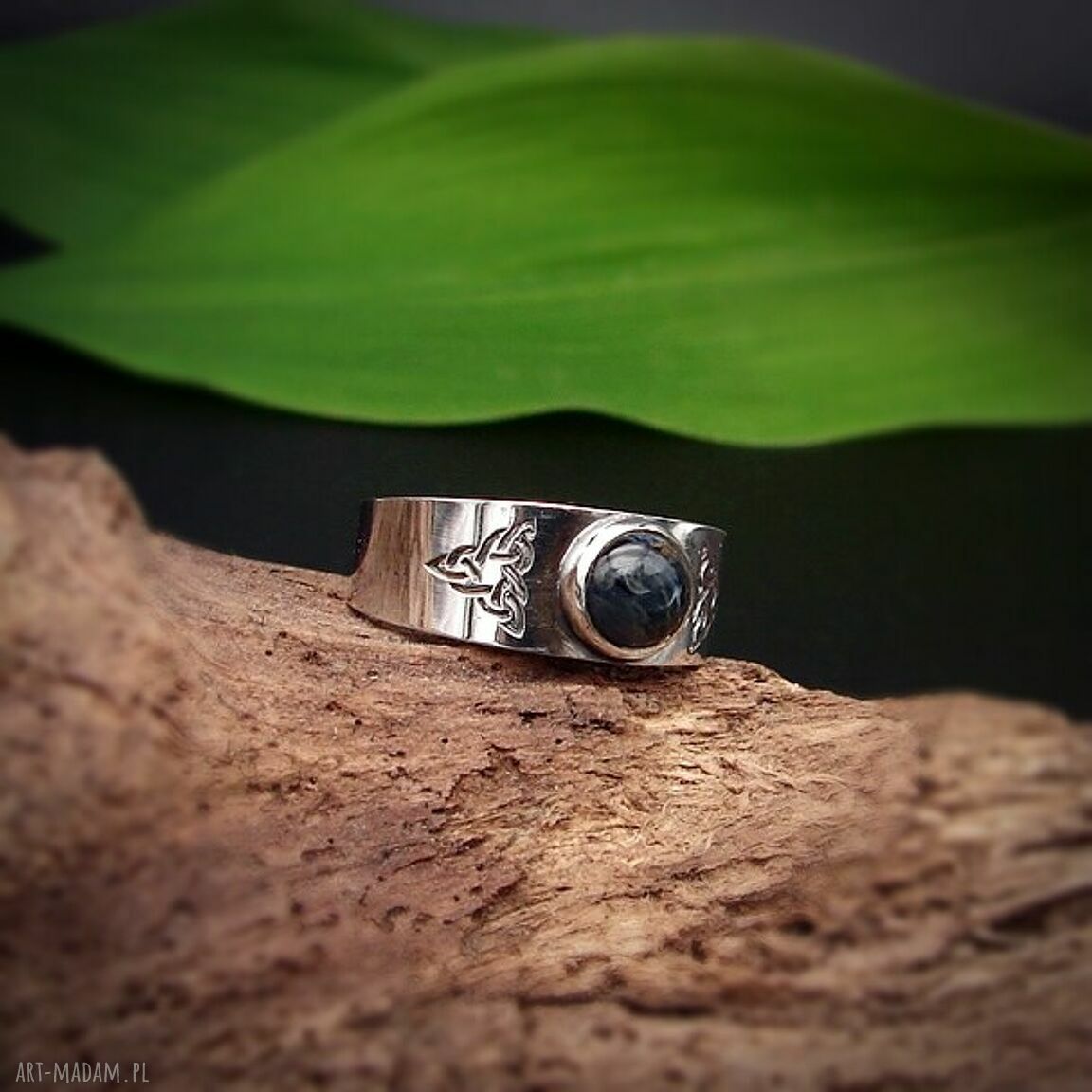 trendy pierścionki celtycki triquetra ღ art-Madam.pl