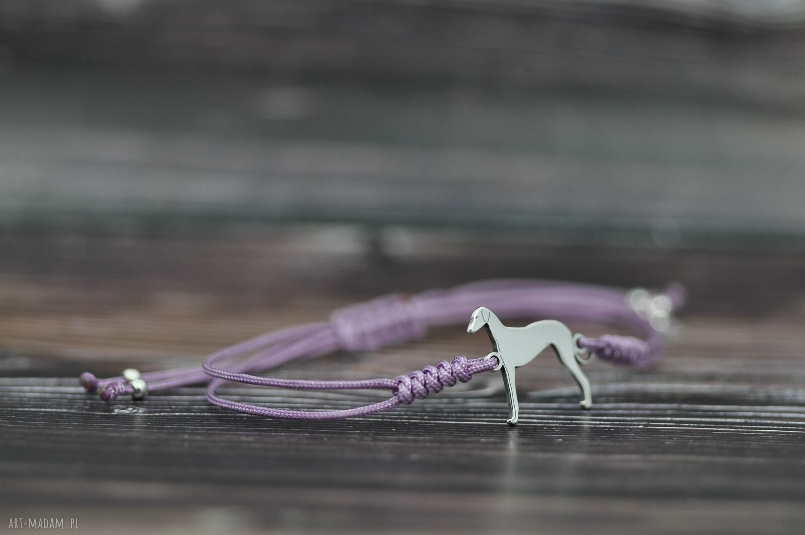 chart arabski sloughi bransoletka srebro - efektowne - Pasją ღ art-Madam.pl