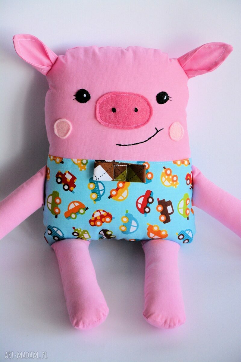 Motylarnia • Chrumka świnka z klasą jacek dla dziecka maskotki