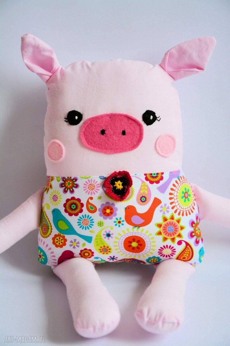 Motylarnia • Chrumka świnka z klasą w ptaszki dla dziecka