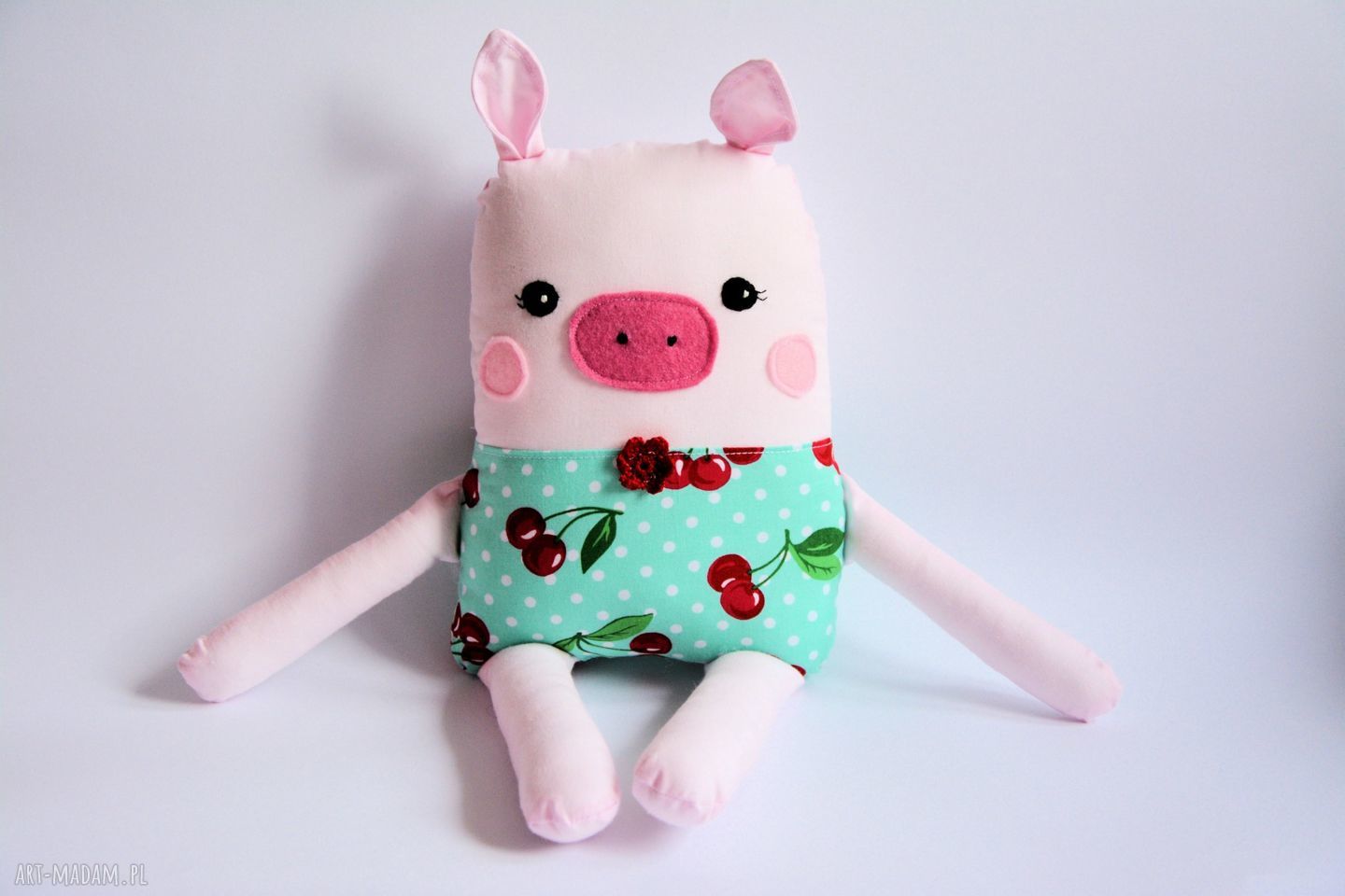 Motylarnia • Chrumka świnka z klasą w wisienki dla dziecka