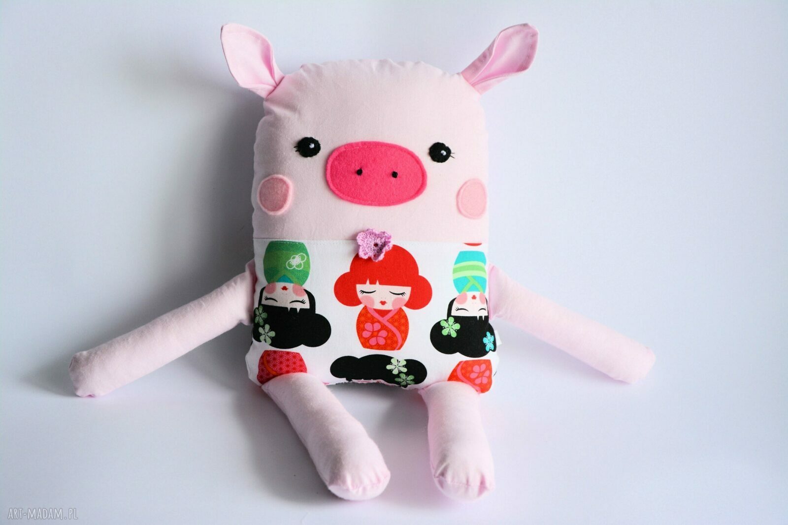 Motylarnia • Chrumka świnka z klasą keiko dla dziecka maskotki