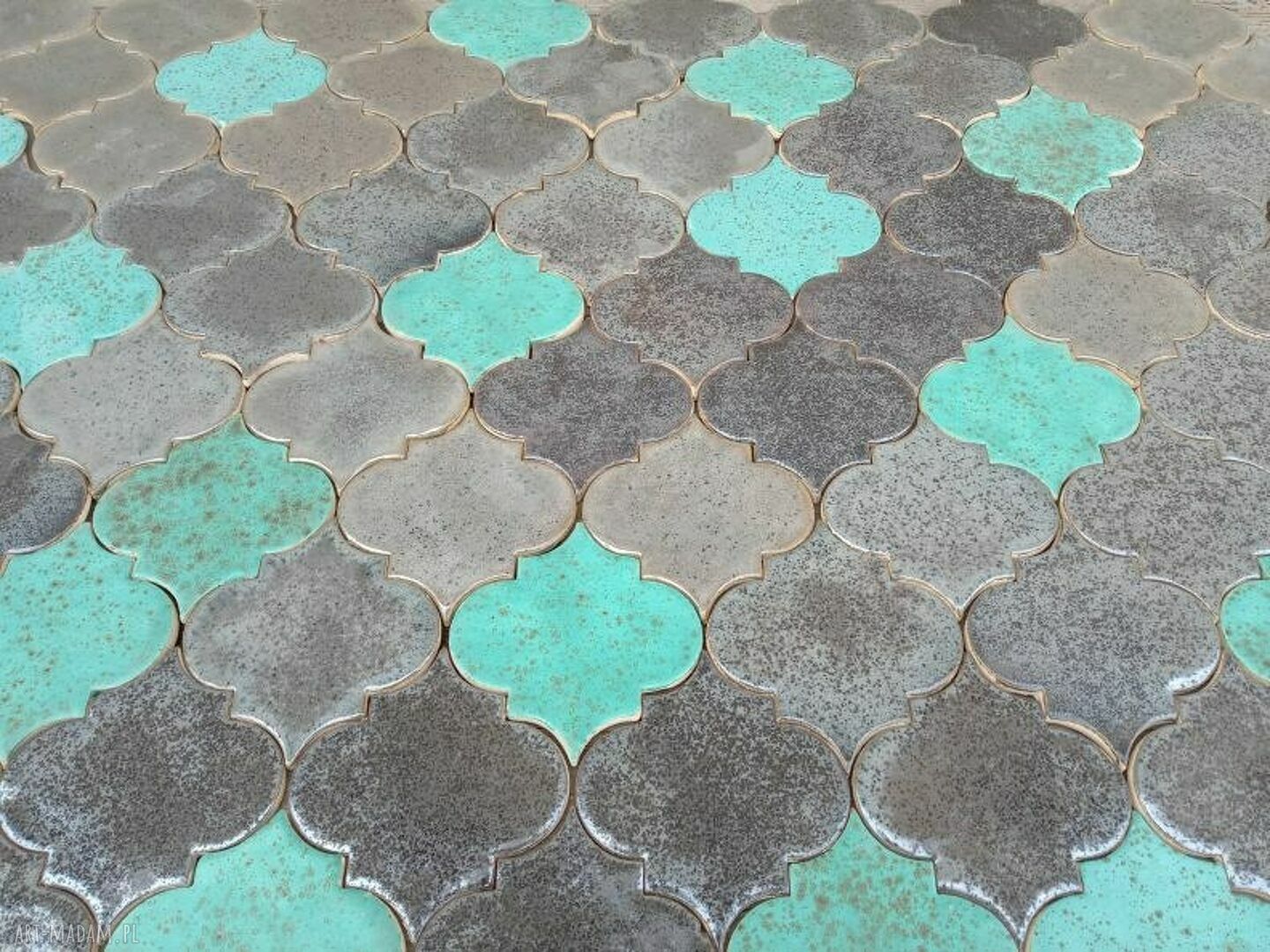 kafle arabeska mix - handmade ceramika ღ art-Madam.pl