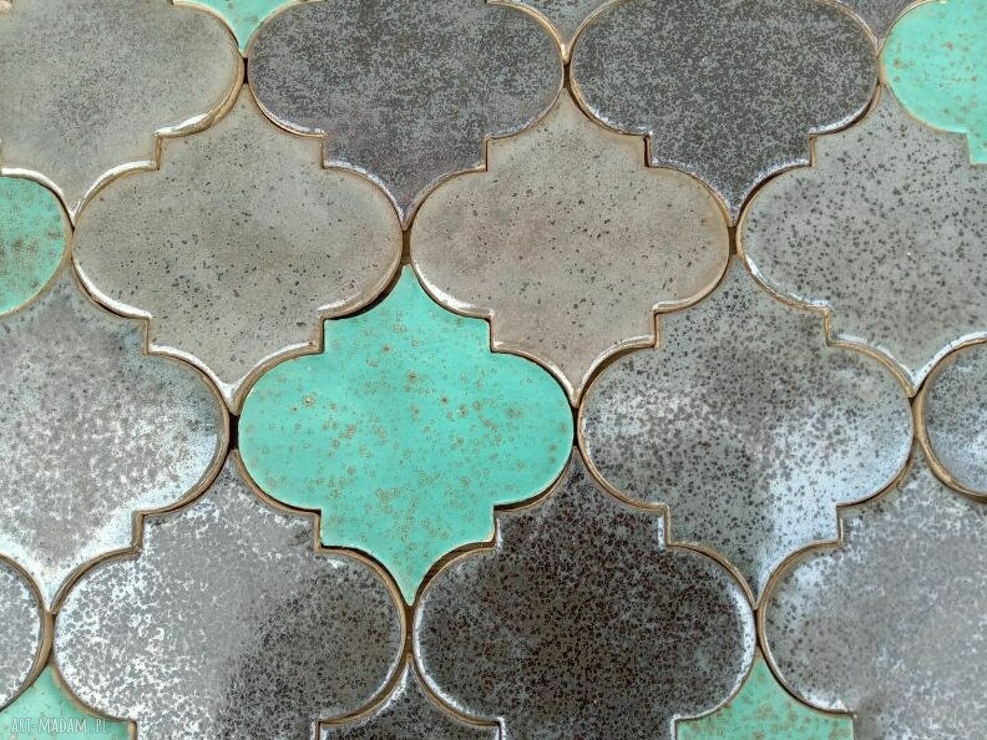 kafle arabeska mix - handmade ceramika ღ art-Madam.pl