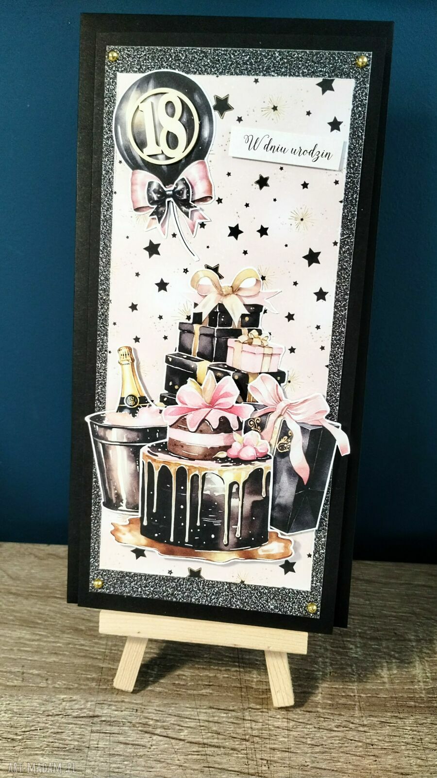 Kartka na 18; 18 Urodziny; 18 Stka; Dla Dziewczyny; Niej ღ art-Madam.pl
