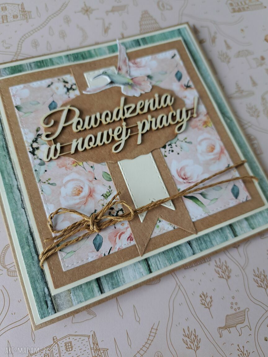 kartka na pożegnanie w pracy/odejście z pracy ღ art-Madam.pl