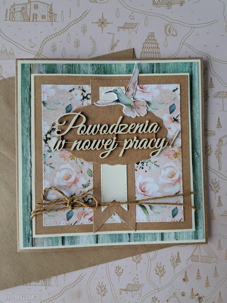kartka na pożegnanie w pracy/odejście z pracy ღ art-Madam.pl