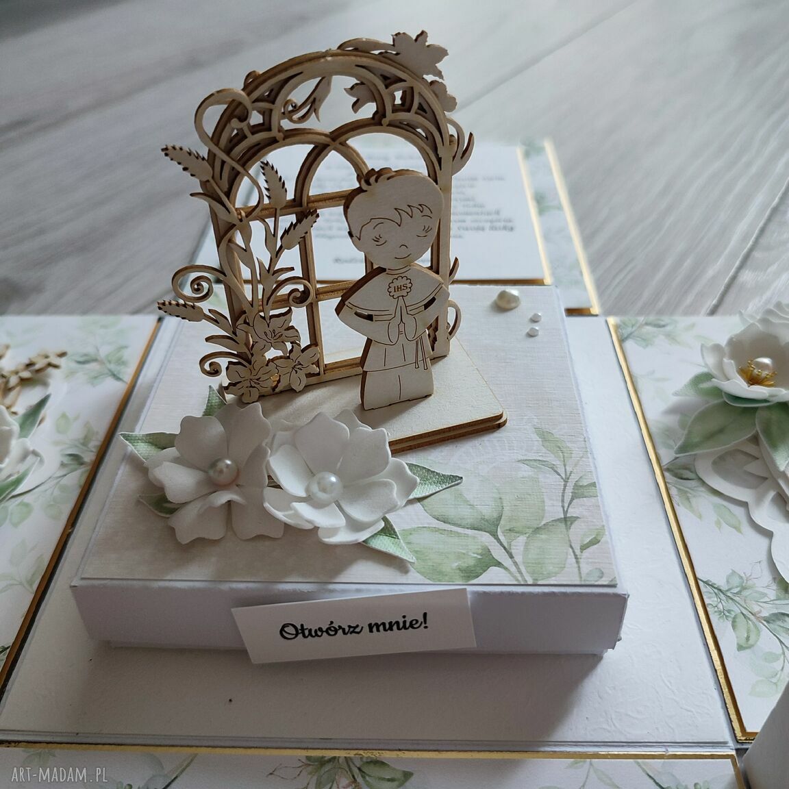 komunijny exploding box - Rodzinny Czas ღ art-Madam.pl