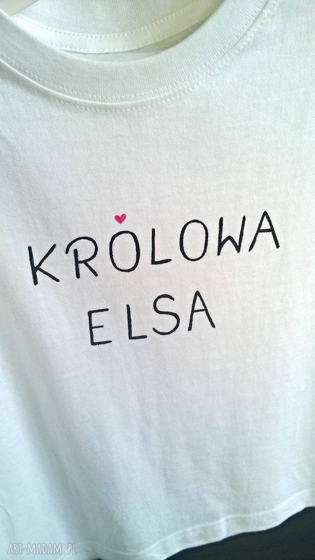Koszulka Malowana Elsa - Ubranka Dla Dziecka ღ art-Madam.pl
