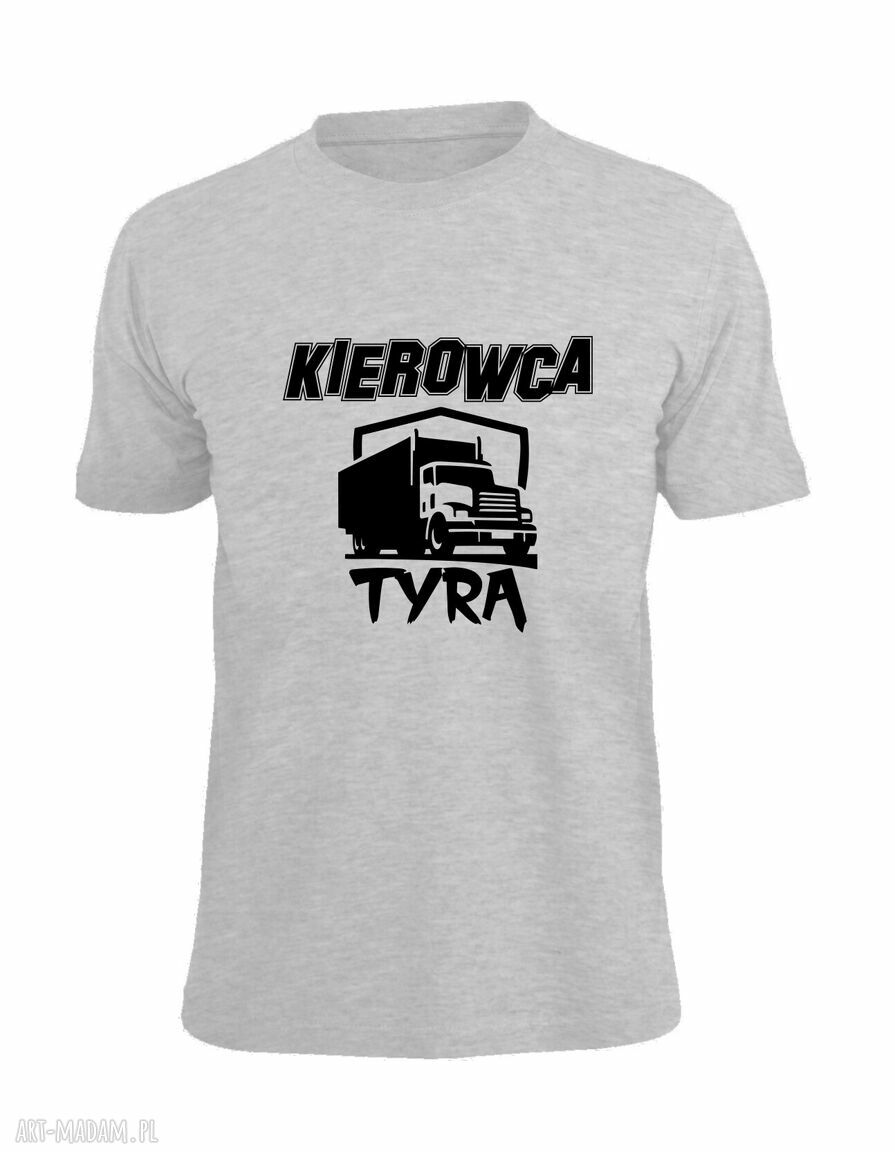 Ręcznie zrobione koszulki - koszulka z nadrukiem dla kierowcy