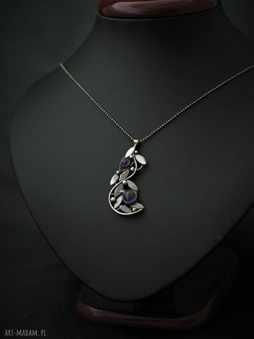 kwitnący bez - atrakcyjne wisiorki - Jachyra ღ art-Madam.pl