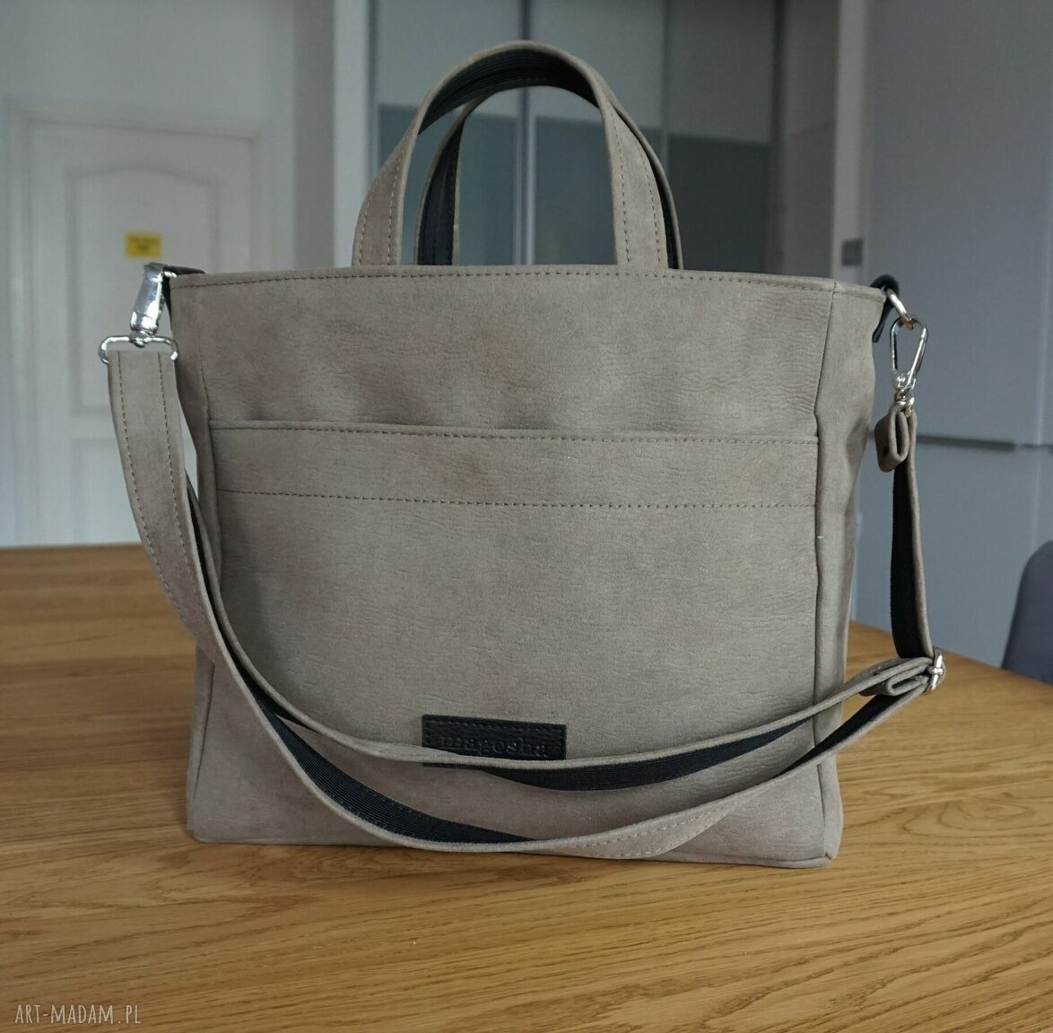 magosha office A4 kolor ziemi gruby eko nubuk ღ art-Madam.pl