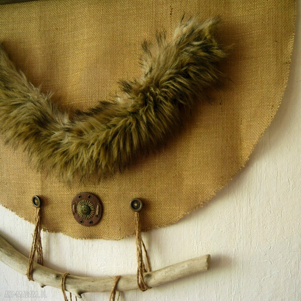 makata dekoracja ścienna z tkaniny i drewna wabi sabi /8/ - gustowne ღ ...