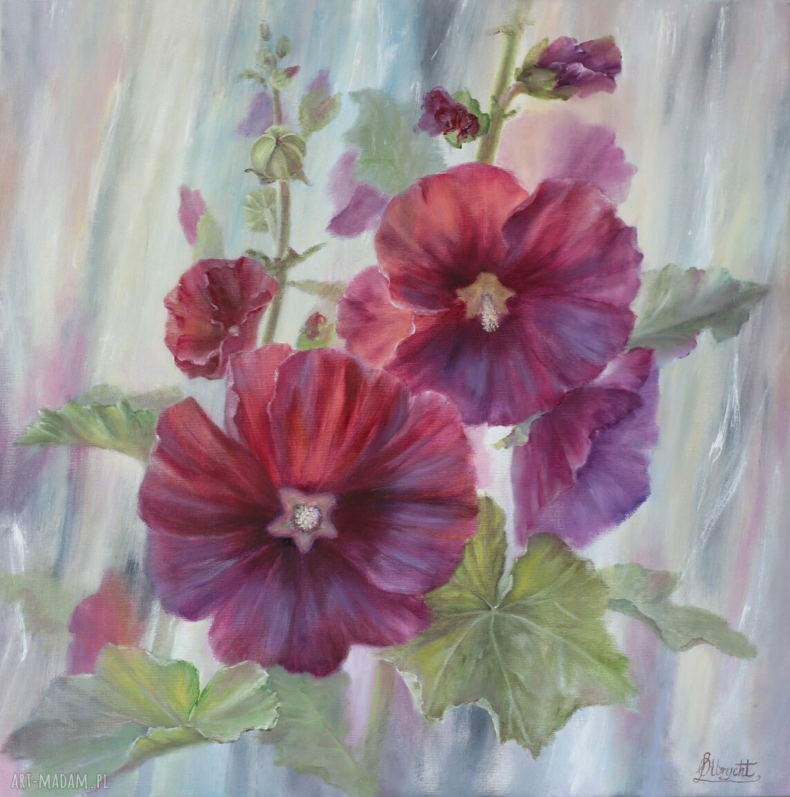 obrazy malwy ręcznie malowany obraz olejny ღ art-Madam.pl