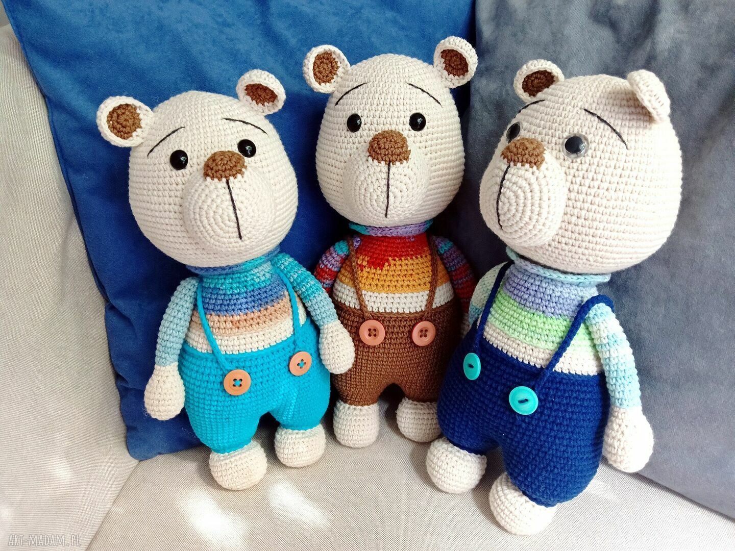 miś ryś - ręcznie zrobione ღ art-Madam.pl