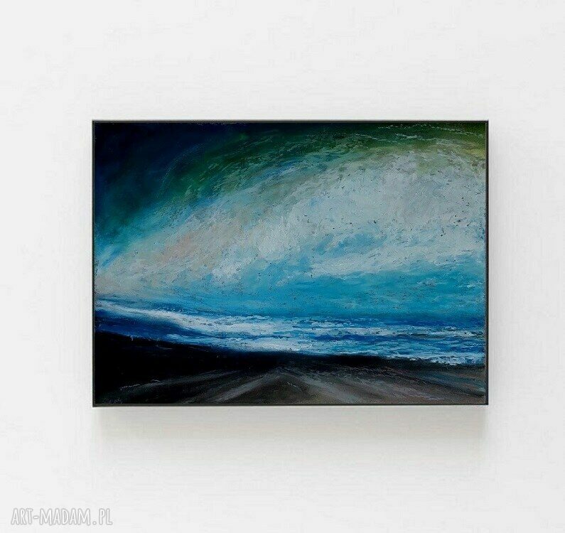 urokliwe obrazy morze rysunek pastelami olejnymi - Paulina ღ art-Madam.pl