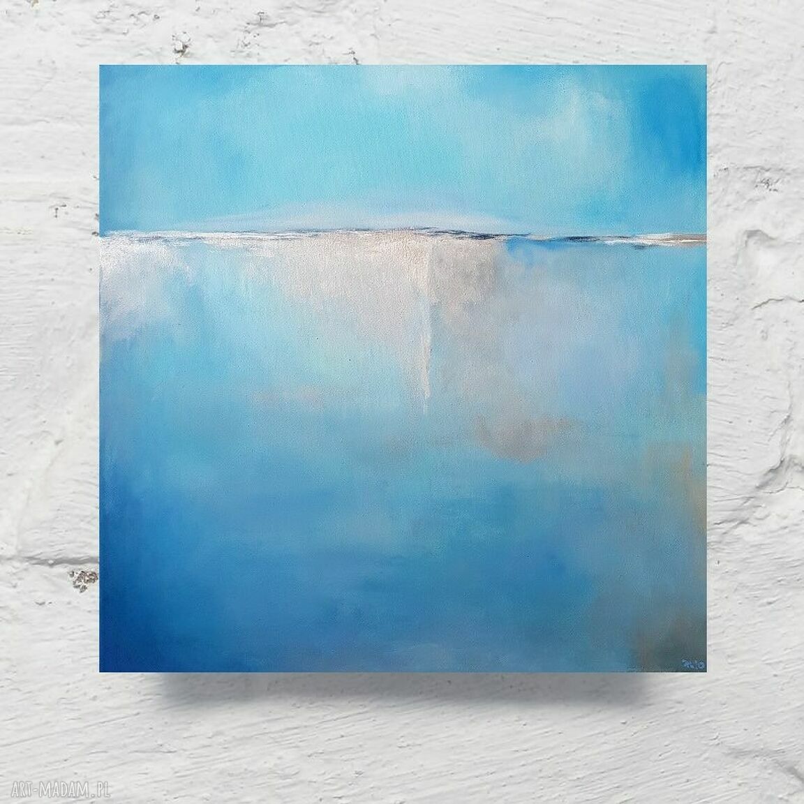 urokliwe obrazy - niebieski sen obraz akrylowy formatu