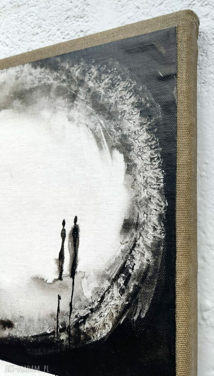 nowoczesna abstrakcja na płótnie 30x40 cm - obrazy - ART ღ art-Madam.pl