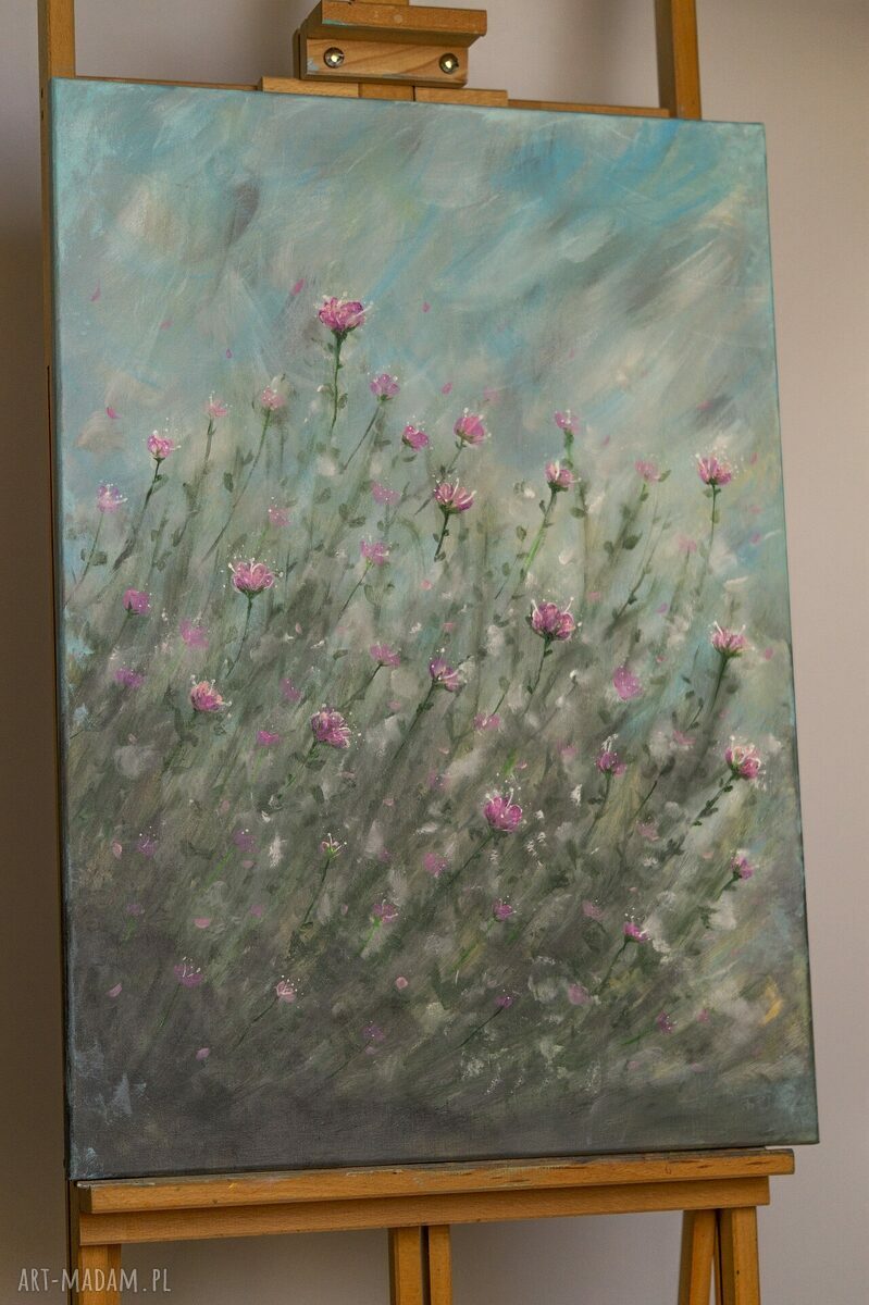 obrazy obraz 50x70 polne kwiaty - Małgorzata Domańska ღ art-Madam.pl