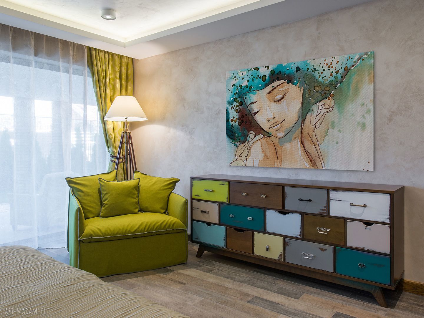 obraz na płótnie kobiety akt 120x80 cm 21701 ღ art-Madam.pl