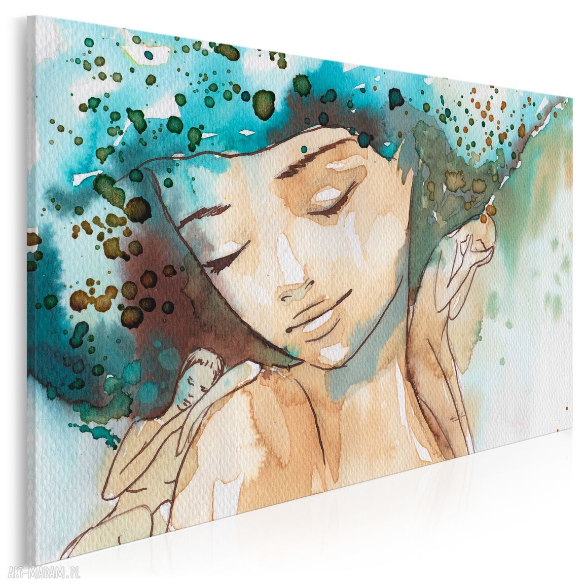 obraz na płótnie kobiety akt 120x80 cm 21701 - vaku