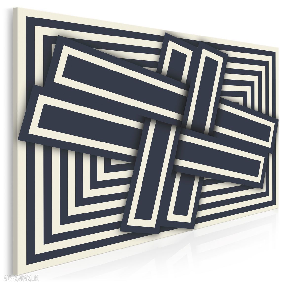 niesztampowe obrazy obraz na płótnie linie kreski 120x80