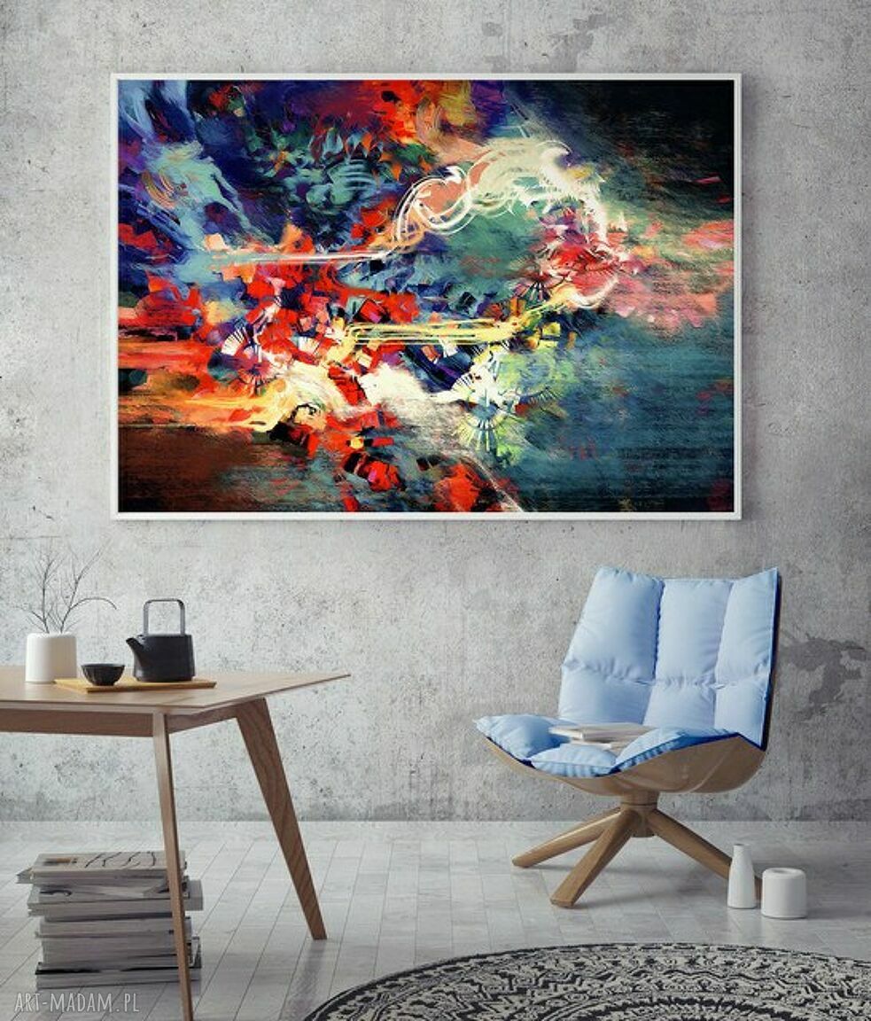 Plakat Obraz Abstrakcja #1 50x70 cm B2 - Unikalne Grafika ღ art-Madam.pl
