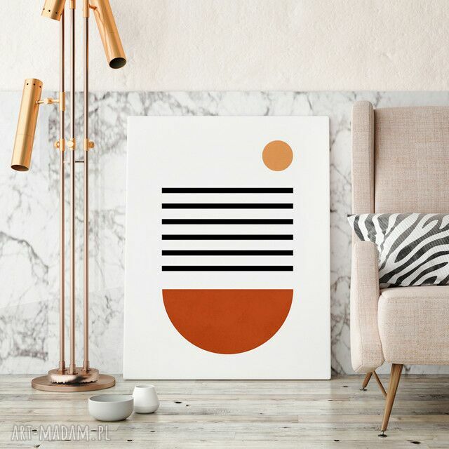 Plakat Obraz Boho Geometria #3 50x70 cm B2 - Grafika ღ art-Madam.pl