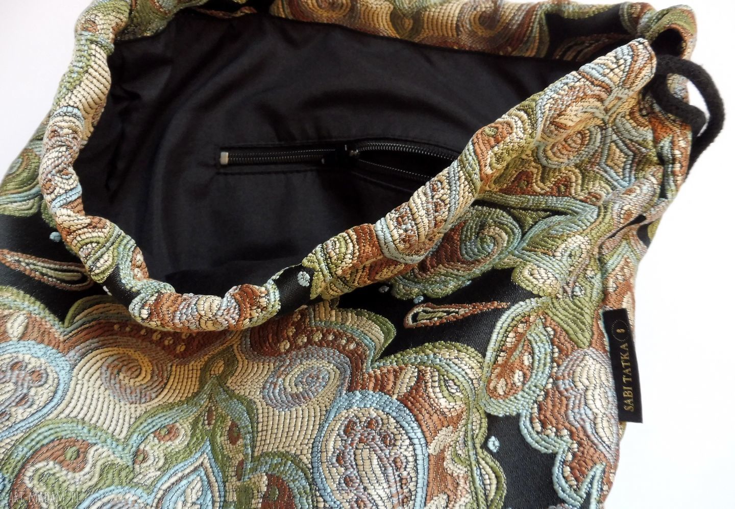 plecak worek india - HandMade plecaki, torebki ღ art-Madam.pl