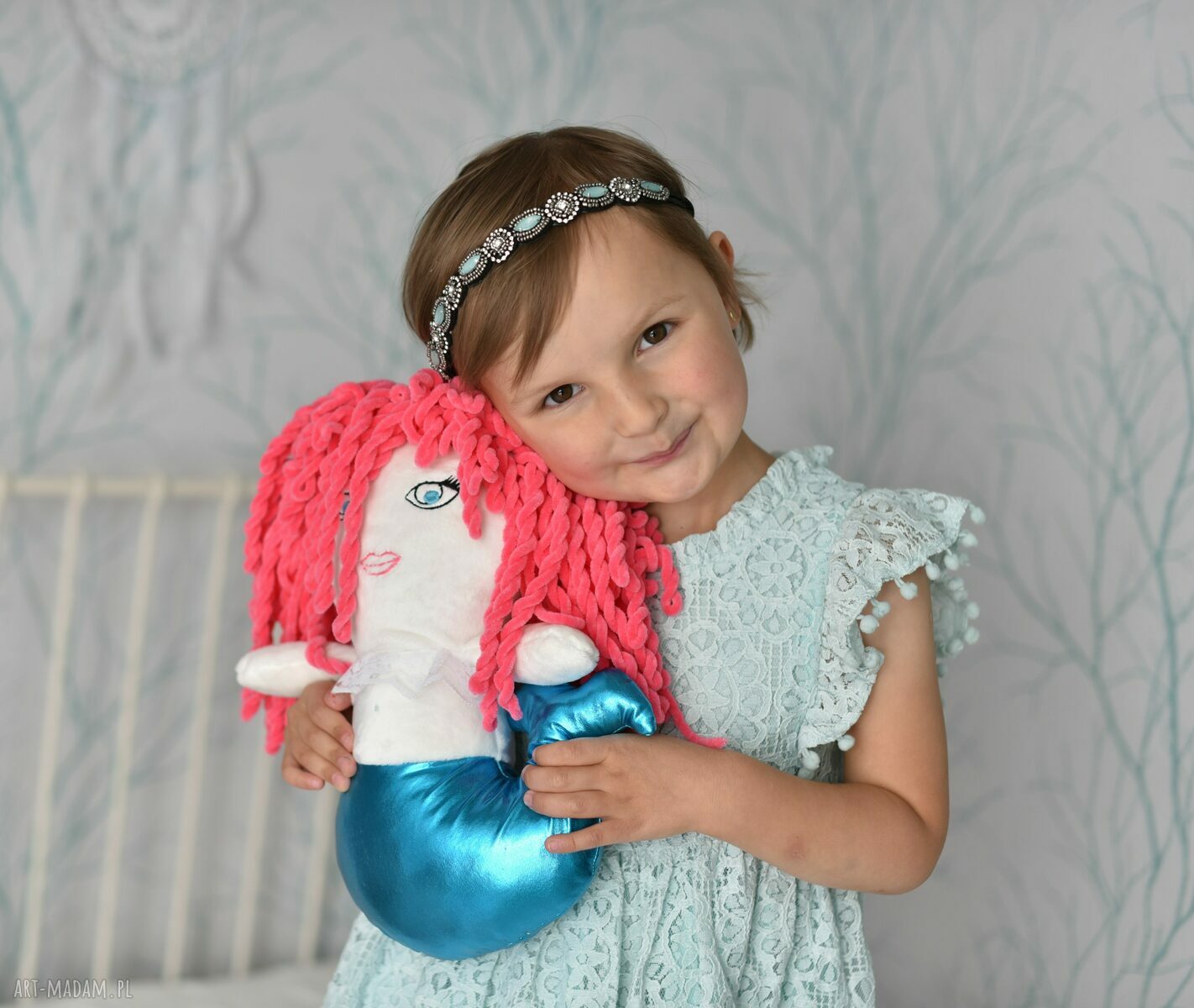 przytulanka dziecięca syrenka - unikalne maskotki dla dziecka ღ art-Madam.pl