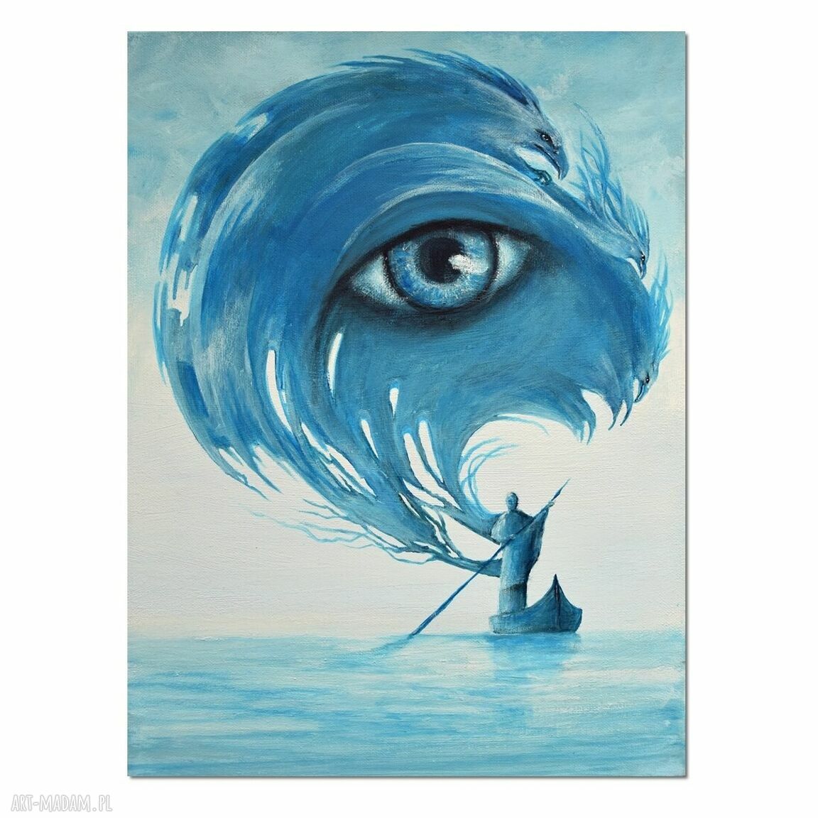 See Yourself Surrealizm Realizm Magiczny Oryginalny Obraz ღ art-Madam.pl