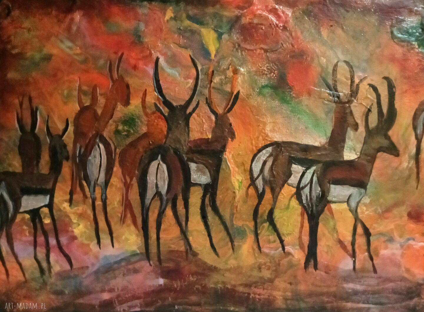 Spacer Nocą - Unikalne Obrazy ღ art-Madam.pl