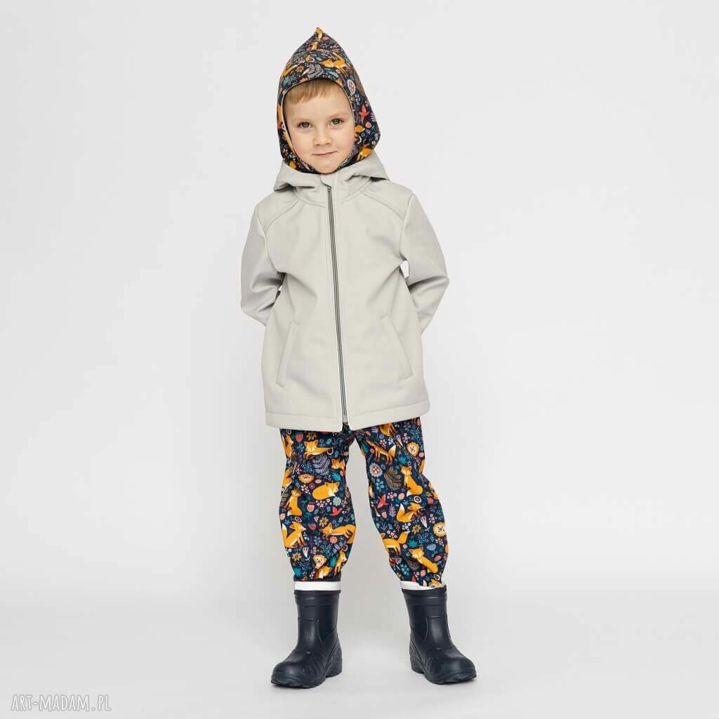spodenki softshell rudy lisek 128/134 - handmade ubranka dla dziecka ...