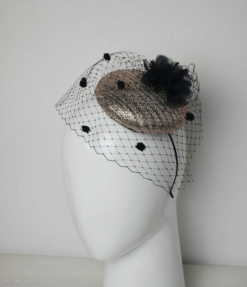 toczek gold - wyjątkowe ozdoby do włosów ღ art-Madam.pl