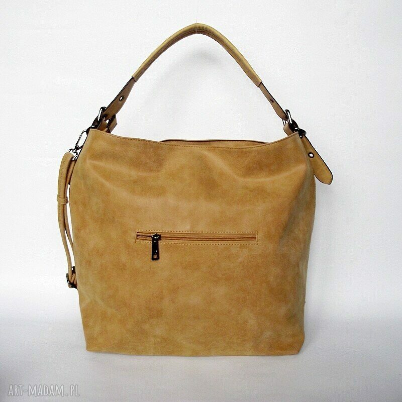 Fizka handmade • Torba na miodowa torebki na ramię