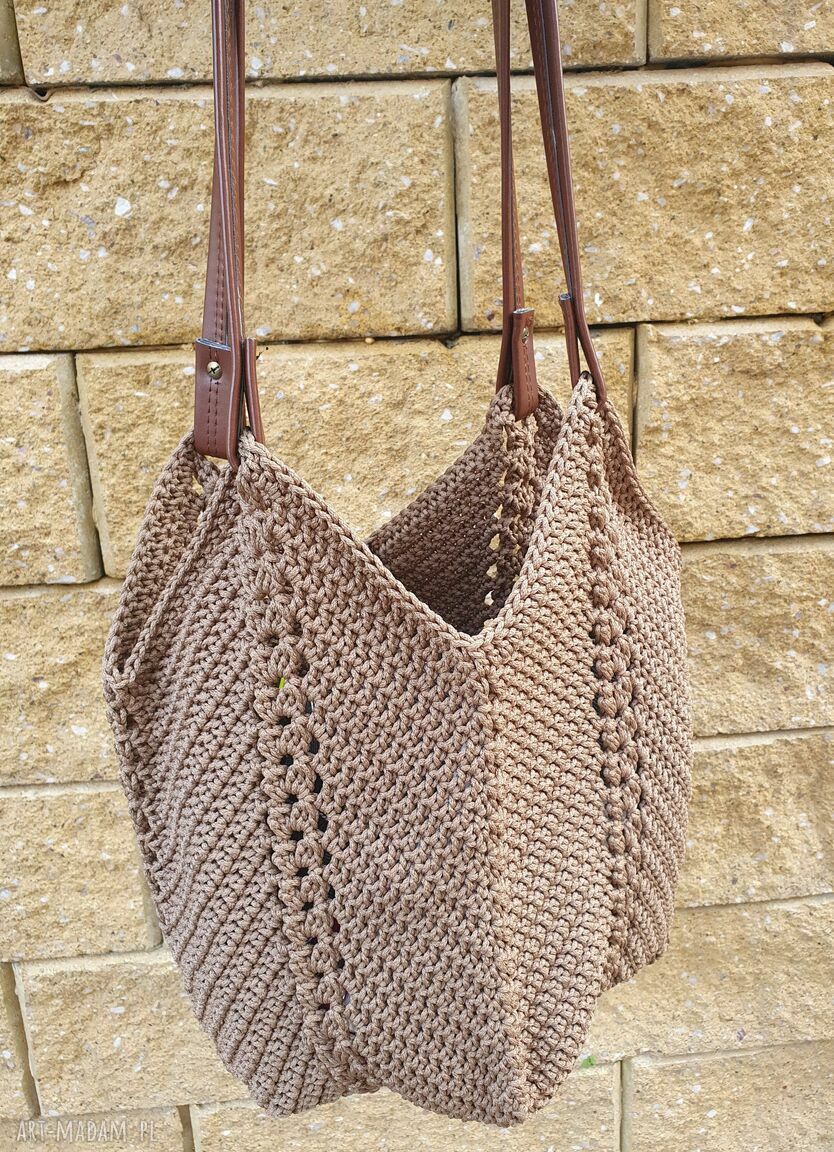 torba tulipan na ramię - efektowne na torebki ღ art-Madam.pl