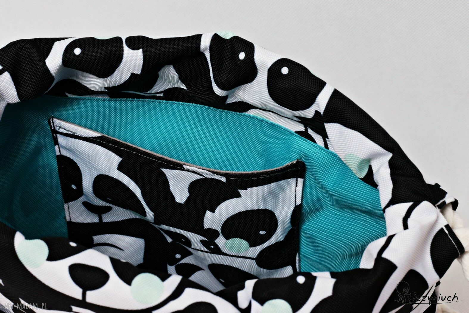 workoplecak wodoodporny worek plecak torba na plecy ze sznurami ღ art ...