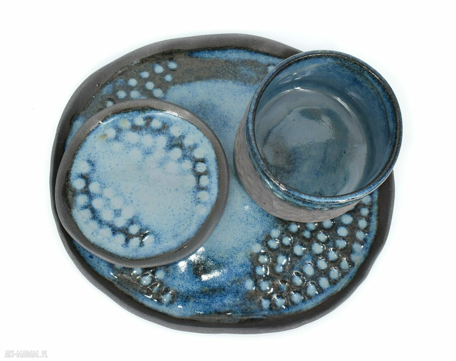 zestaw ceramiczny "galaxy" 3 częściowy ღ art-Madam.pl